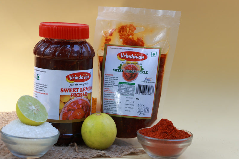 Sweet Lemon Pickle – Traditional & Homemade Nimbu ka achar – BAIF AGRO